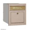 Plain Locking Column Mailbox
