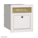 Plain Locking Column Mailbox