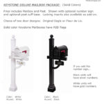 Keystone Mailbox and Deluxe Post Package
