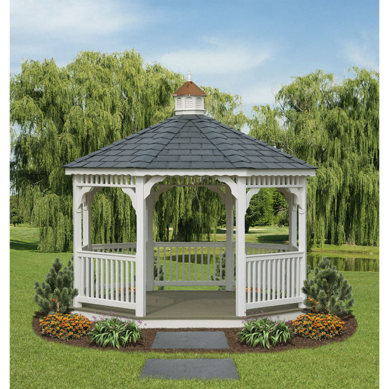 Vinyl Gazebo Cupolas with Copper Roof