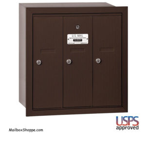 3503 3 Door Apartment Mailbox