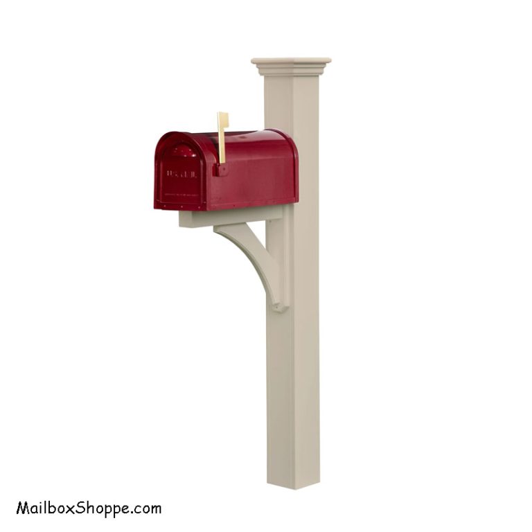 Annapolis Vinyl Mailbox Post