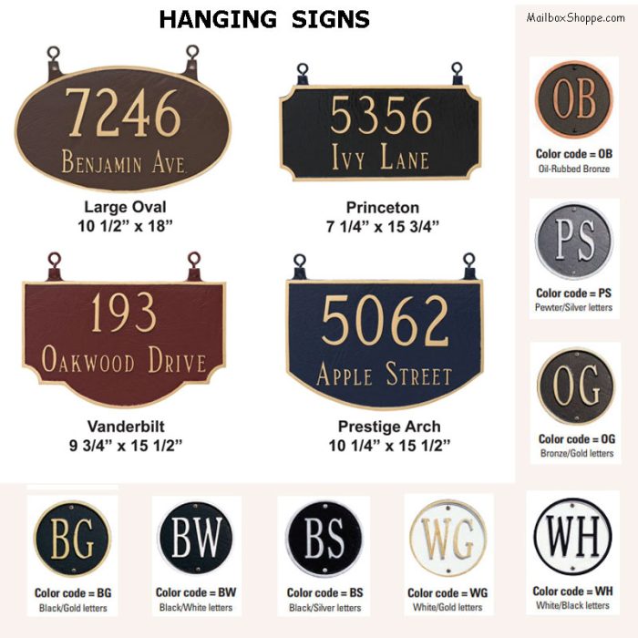 Lamp Post Signs Archives - Mailbox Shoppe