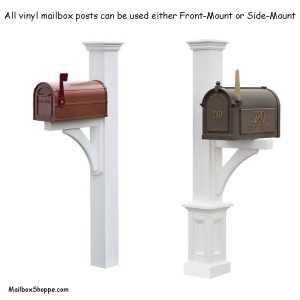 Dover Vinyl Mailbox Post