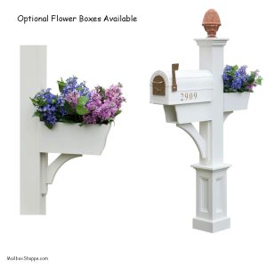 Dover Vinyl Mailbox Post