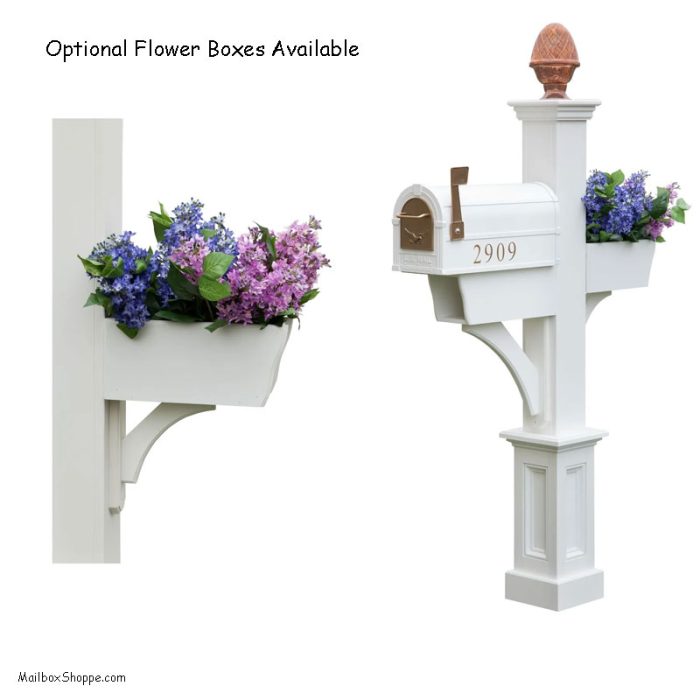 Dover Vinyl Mailbox Post