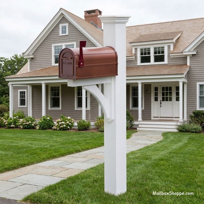 Annapolis Vinyl Mailbox Post