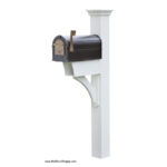 Annapolis Vinyl Mailbox Post