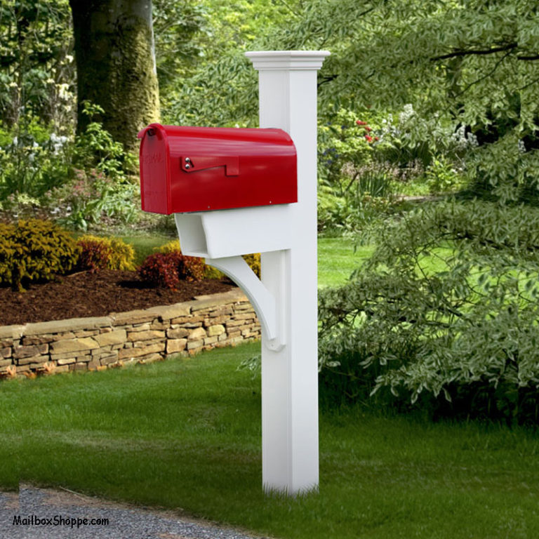 Annapolis Vinyl Mailbox Post