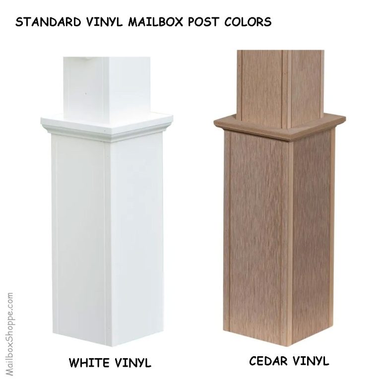 Annapolis Vinyl Mailbox Post