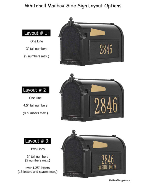 Whitehall Deluxe Mailbox Package