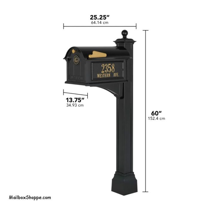 Whitehall Balmoral Mailbox Package