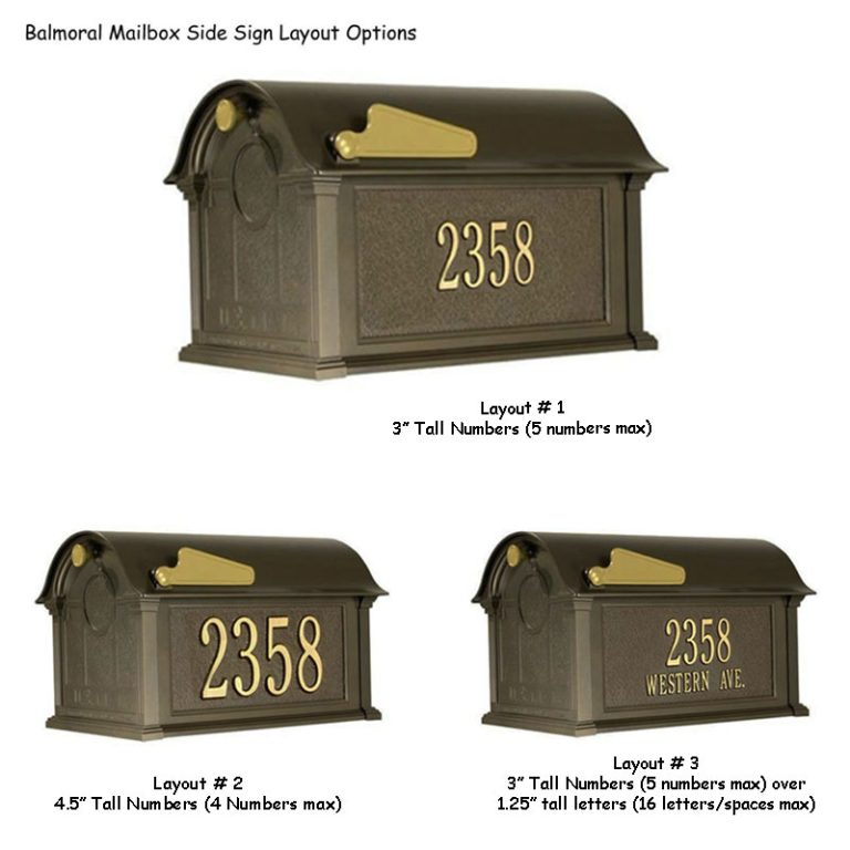 Whitehall Balmoral Mailbox Package