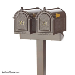 Whitehall Double Mailbox Package