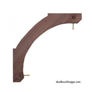Replacement "Walpole" Wood Mailbox Bracket - Mailbox Shoppe