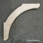 Replacement "Walpole" Wood Mailbox Brace - Mailbox Shoppe