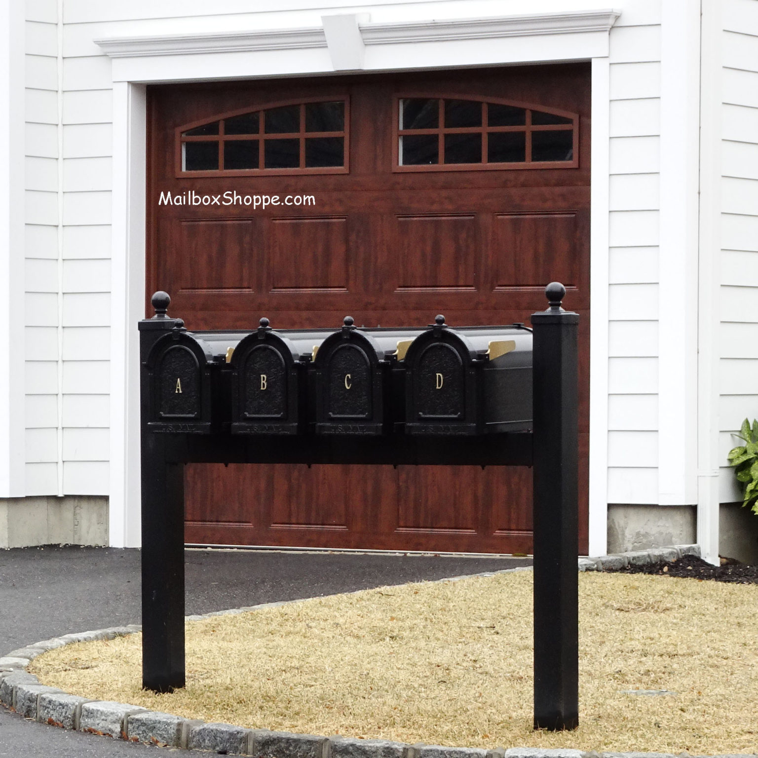 Whitehall Quad Mailbox Package