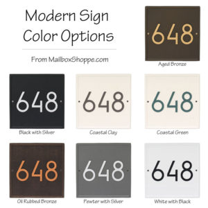 Modern Legacy Plaque - Mailbox Shoppe