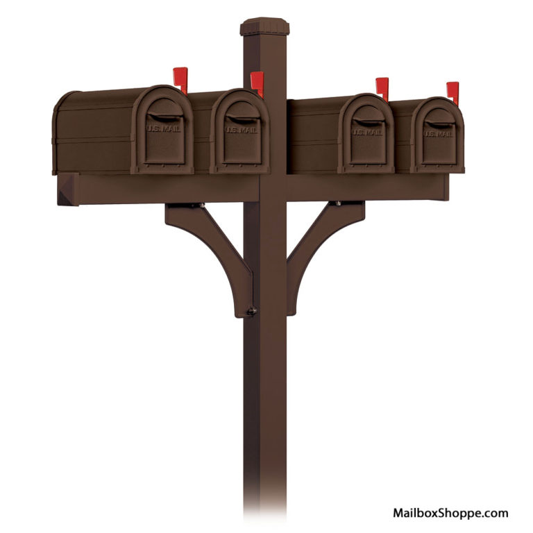 4850 Quad Mailbox Package