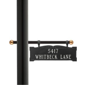 2-Line Clamp-On Light Pole Sign - Mailbox Shoppe