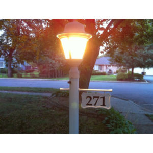 Ladder Rest Vinyl Number Sign - Mailbox Shoppe