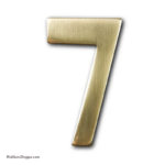 2 Inch Tall Brass Numbers - Mailbox Shoppe