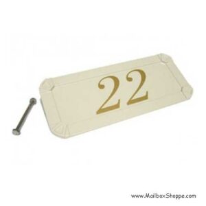 Keystone Number Plaque - Mailbox Shoppe